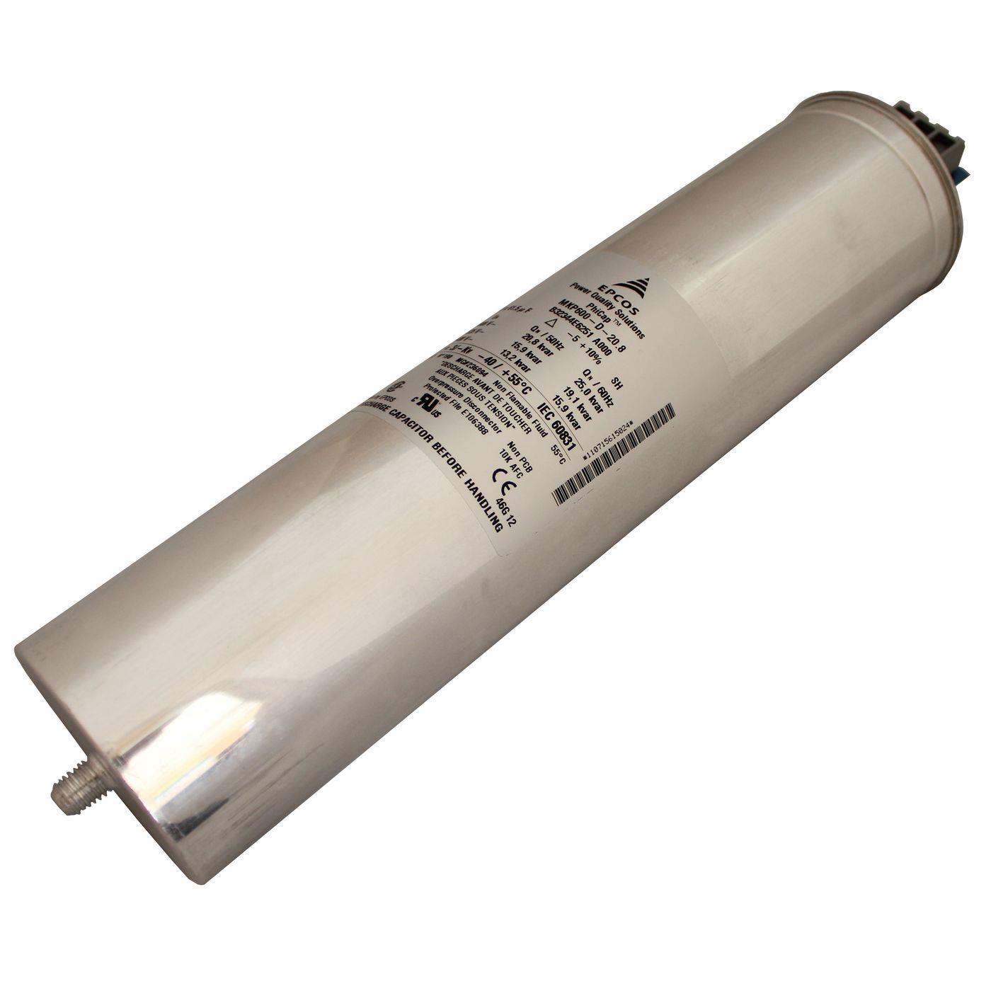 Blindstromkondensator 3 Phasen 3x 61,5µF 25kvar 600V Epcos ...